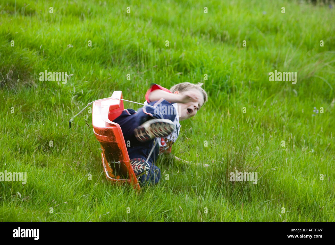 Grass sledging hi-res stock photography and images - Alamy