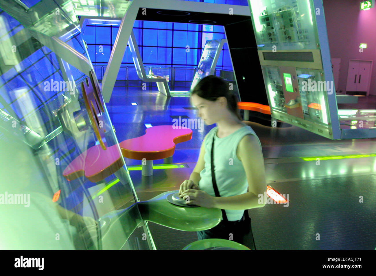 A child in the interactive Digitopolis area of the Science and ...