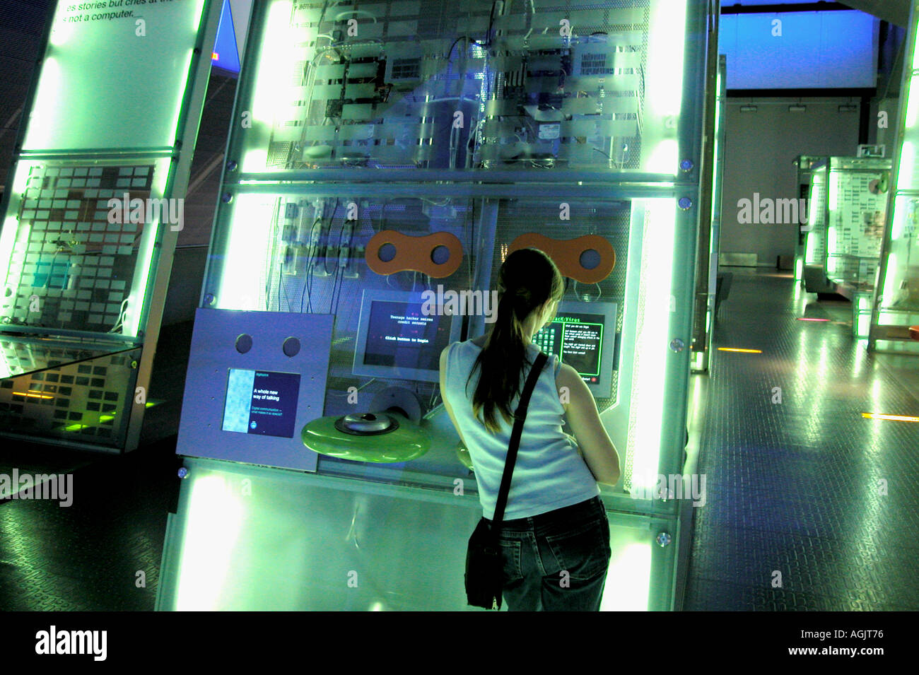 A child in the interactive Digitopolis area of the Science and ...
