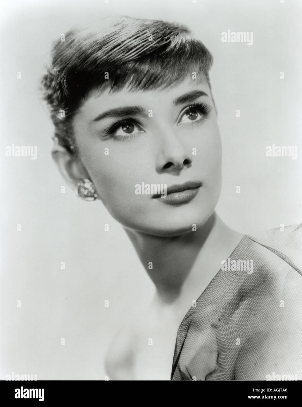 AUDREY HEPBURN - film actress (1929-1993) here about 1950 Stock Photo ...