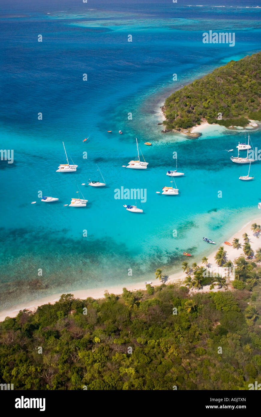 The Tobago Cays in the Grenadines Caribbean Stock Photo - Alamy