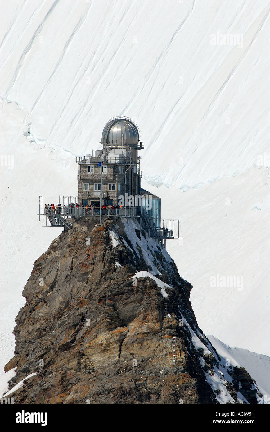 Sphinx Jungfraujoch, Switzerland Stock Photo - Alamy