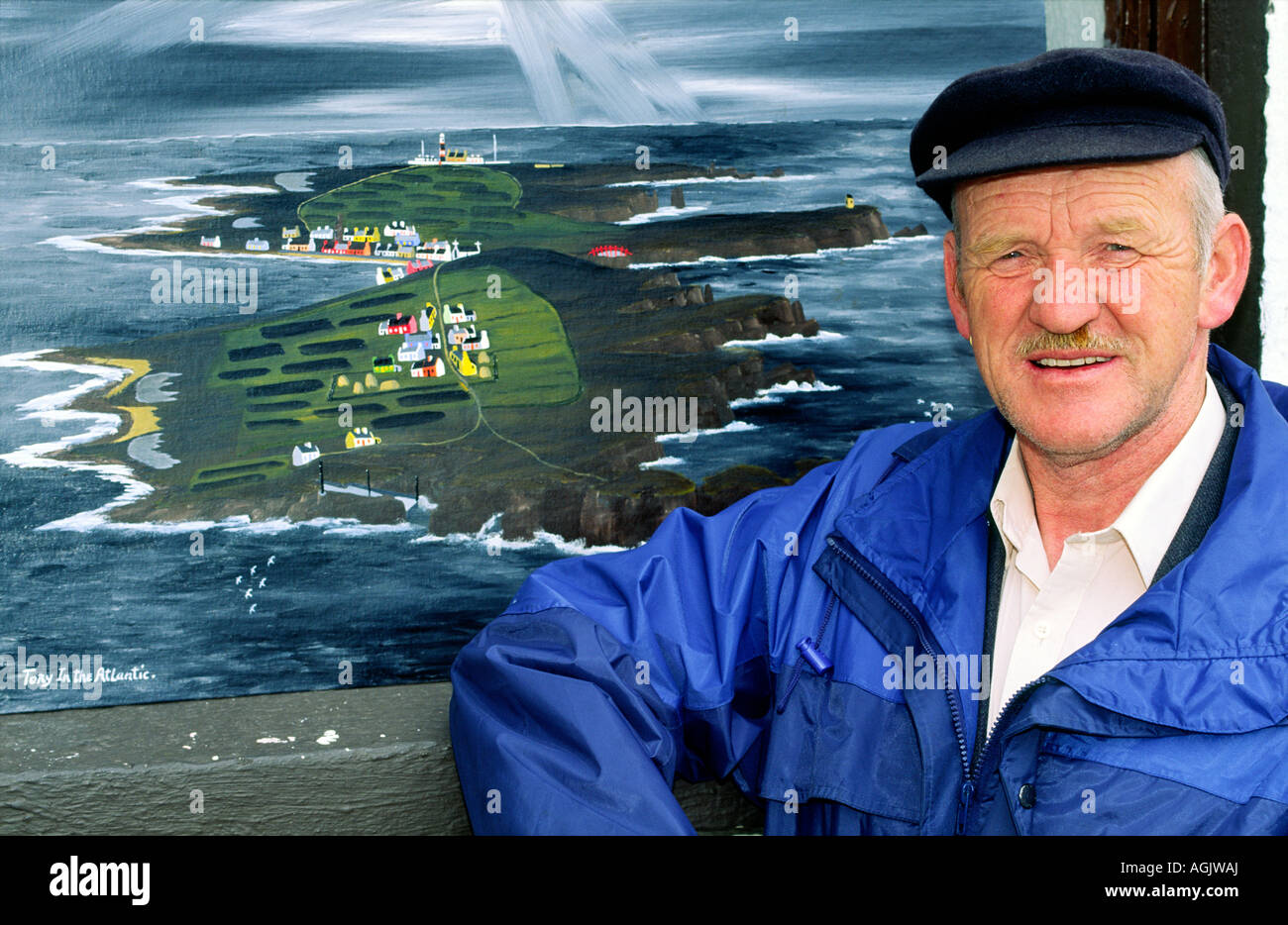 Patsy Dan Rodgers, the late King of Tory Island, Donegal, Ireland ...