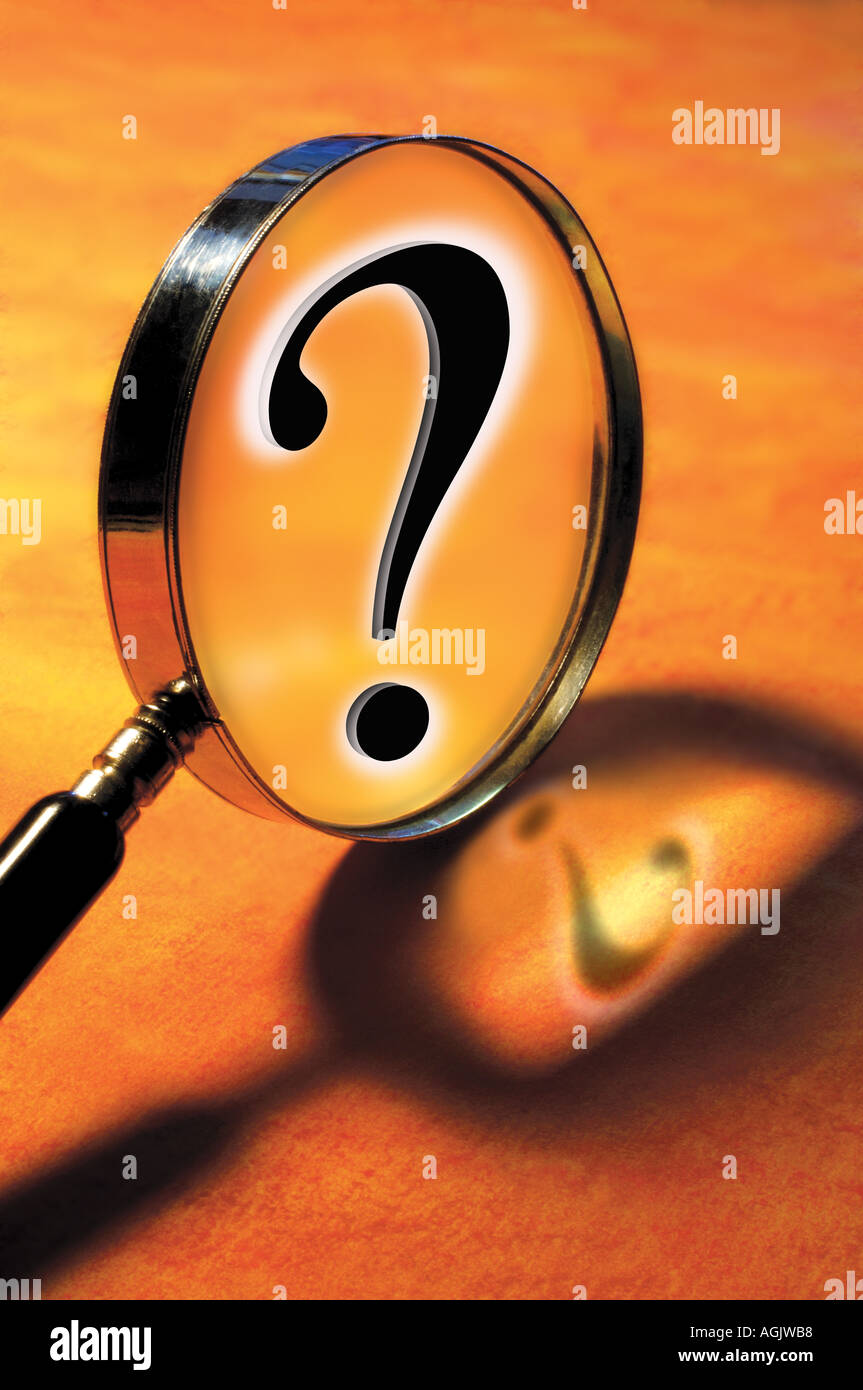 Truth question mark hi-res stock photography and images - Alamy