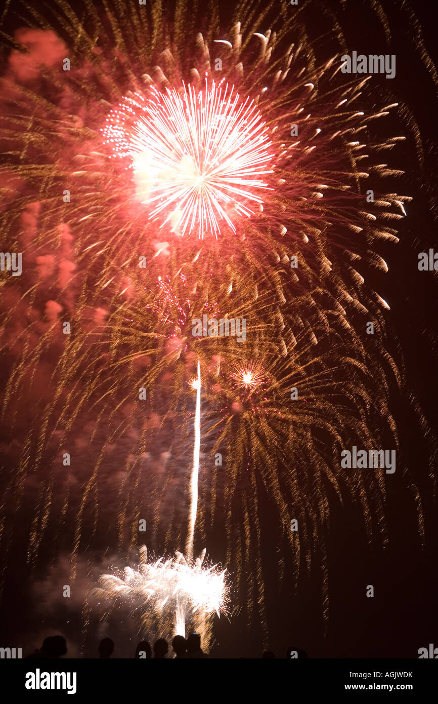 Fireworks at 2nd Pyrolympics Pasay City Philippines Stock Photo - Alamy