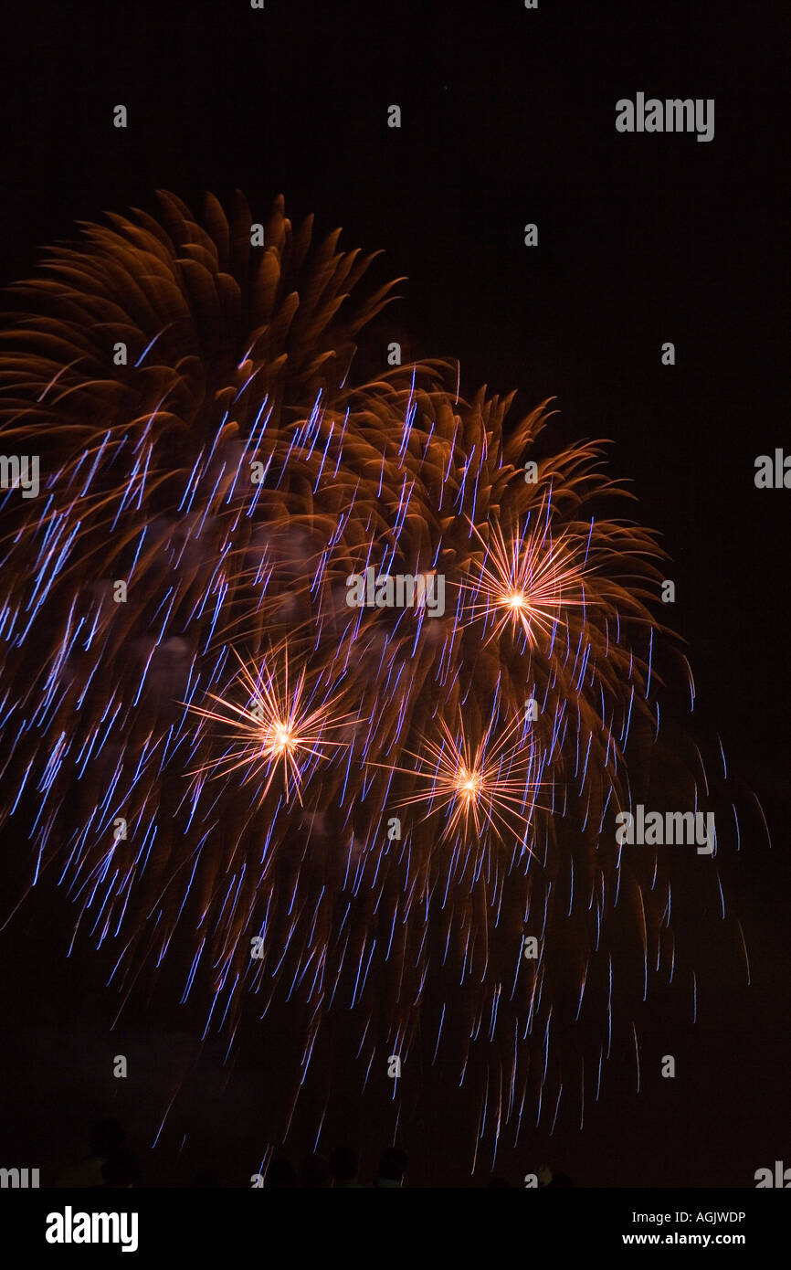 Fireworks at 2nd Pyrolympics Pasay City Philippines Stock Photo - Alamy