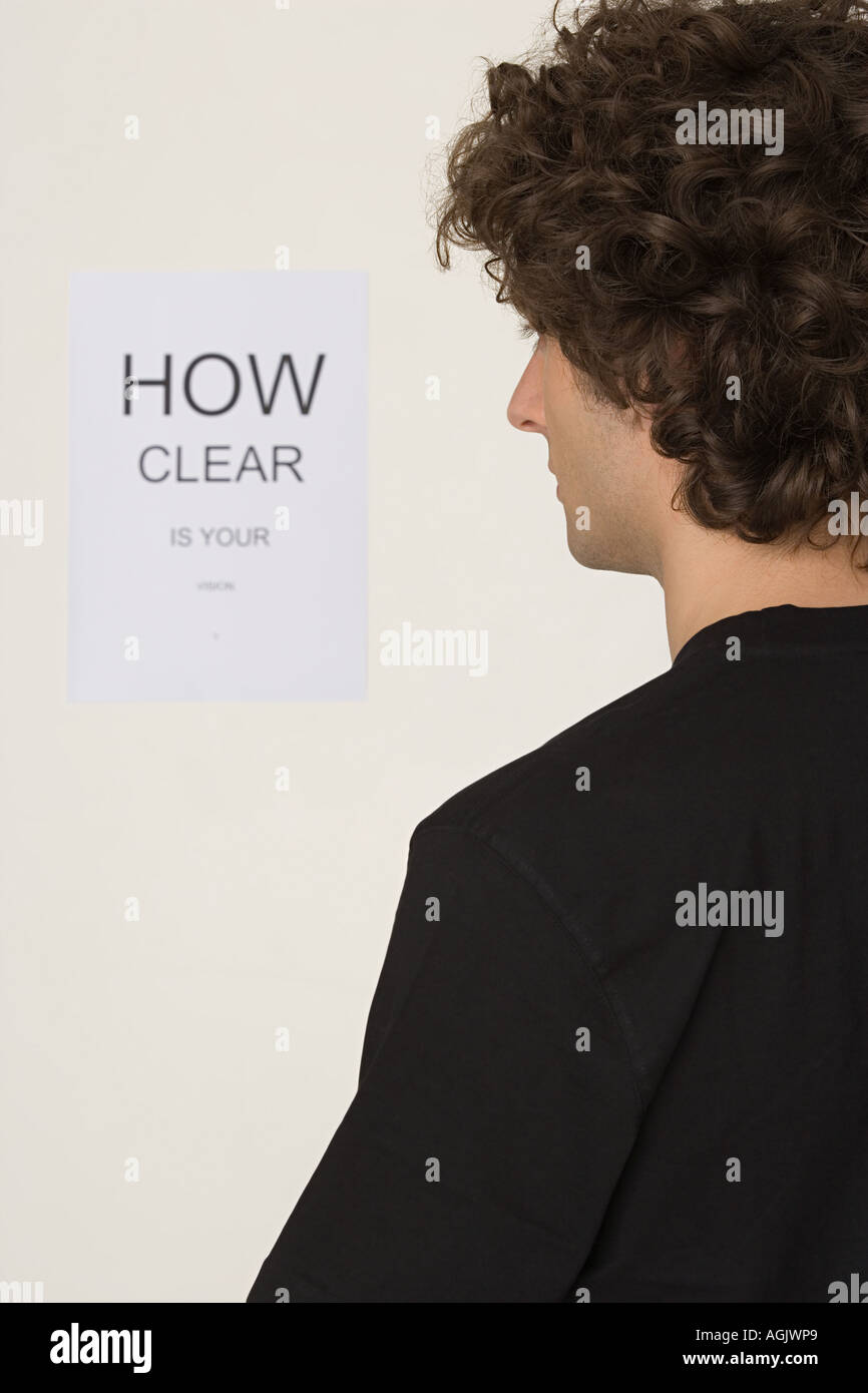 Eye test chart only hi-res stock photography and images - Alamy