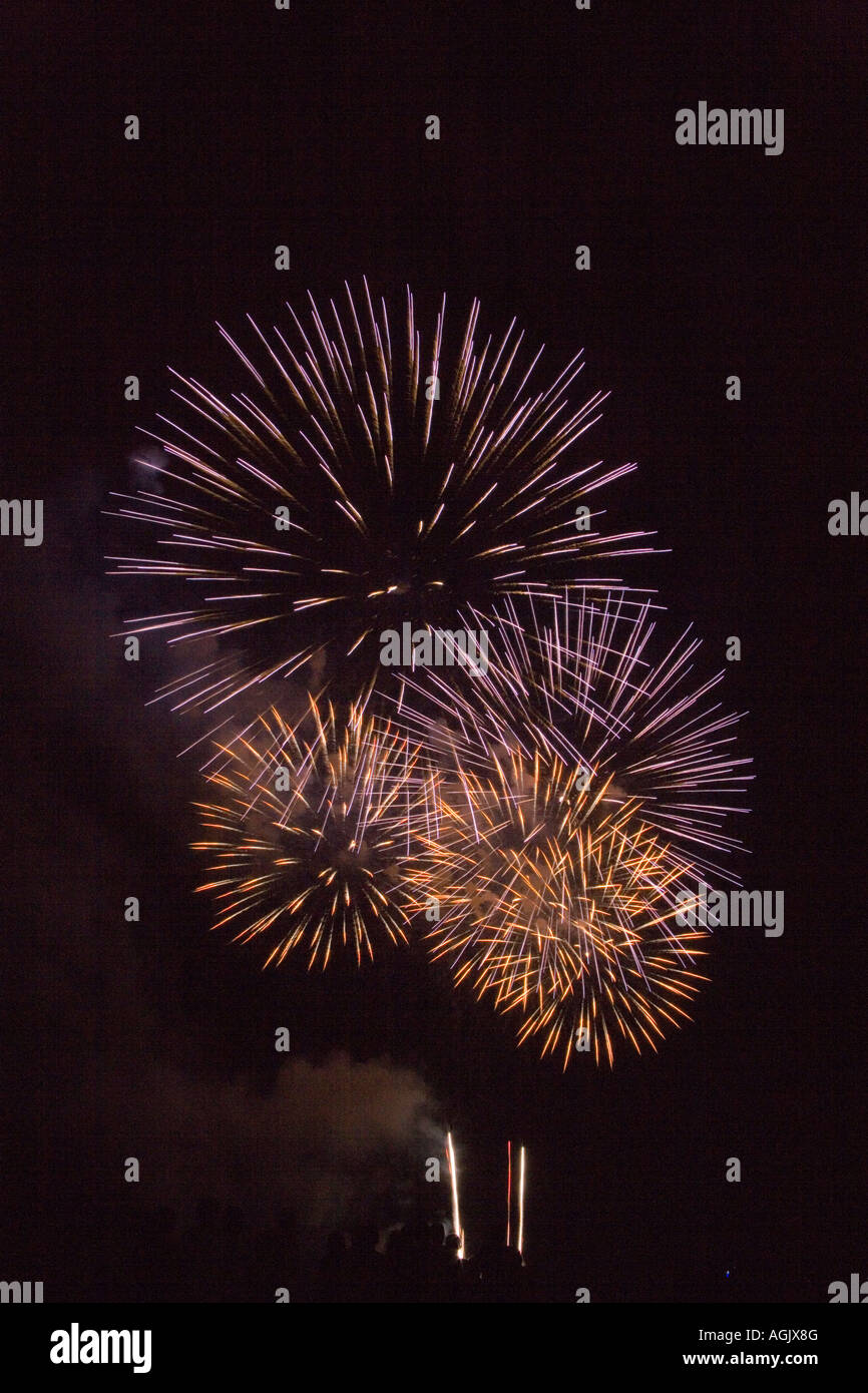 Fireworks at 2nd Pyrolympics Pasay City Philippines Stock Photo - Alamy