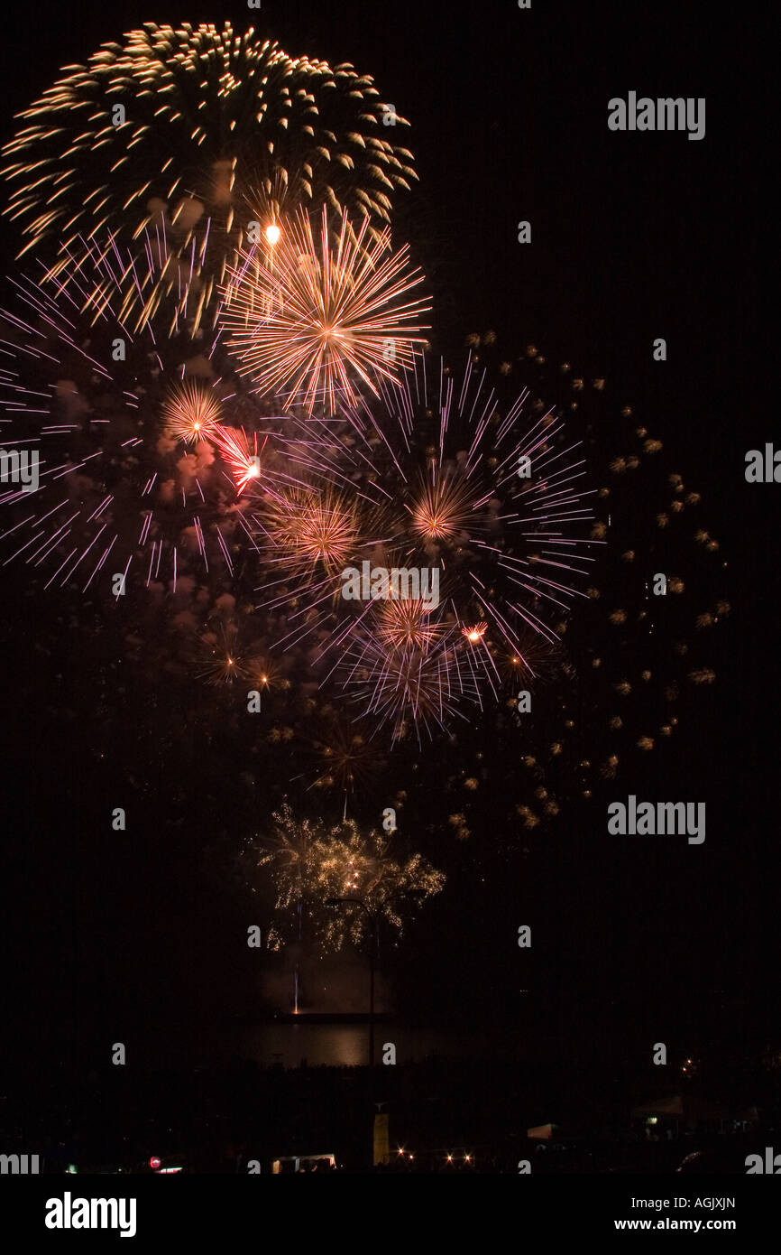 Fireworks at 2nd Pyrolympics Pasay City Philippines Stock Photo - Alamy