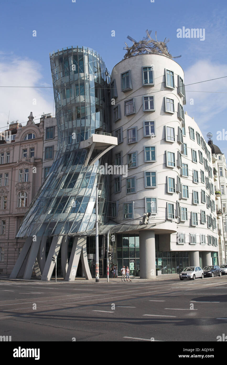 Frank Gehry building in Prague Stock Photo - Alamy