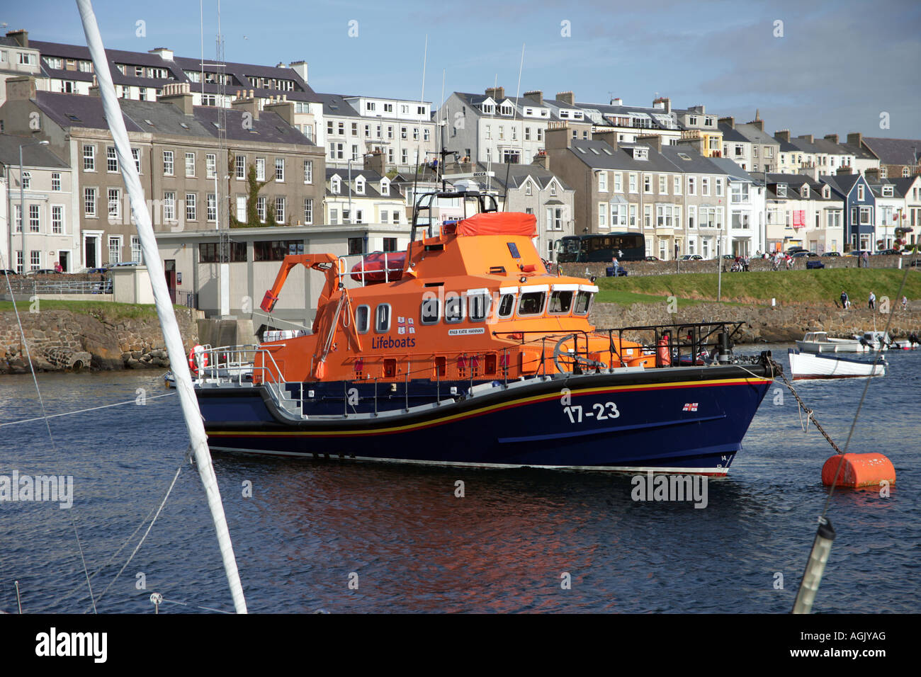 Portrush Lifeboat RNLB Katie Hannan Portrush Harbour County Antrim ...