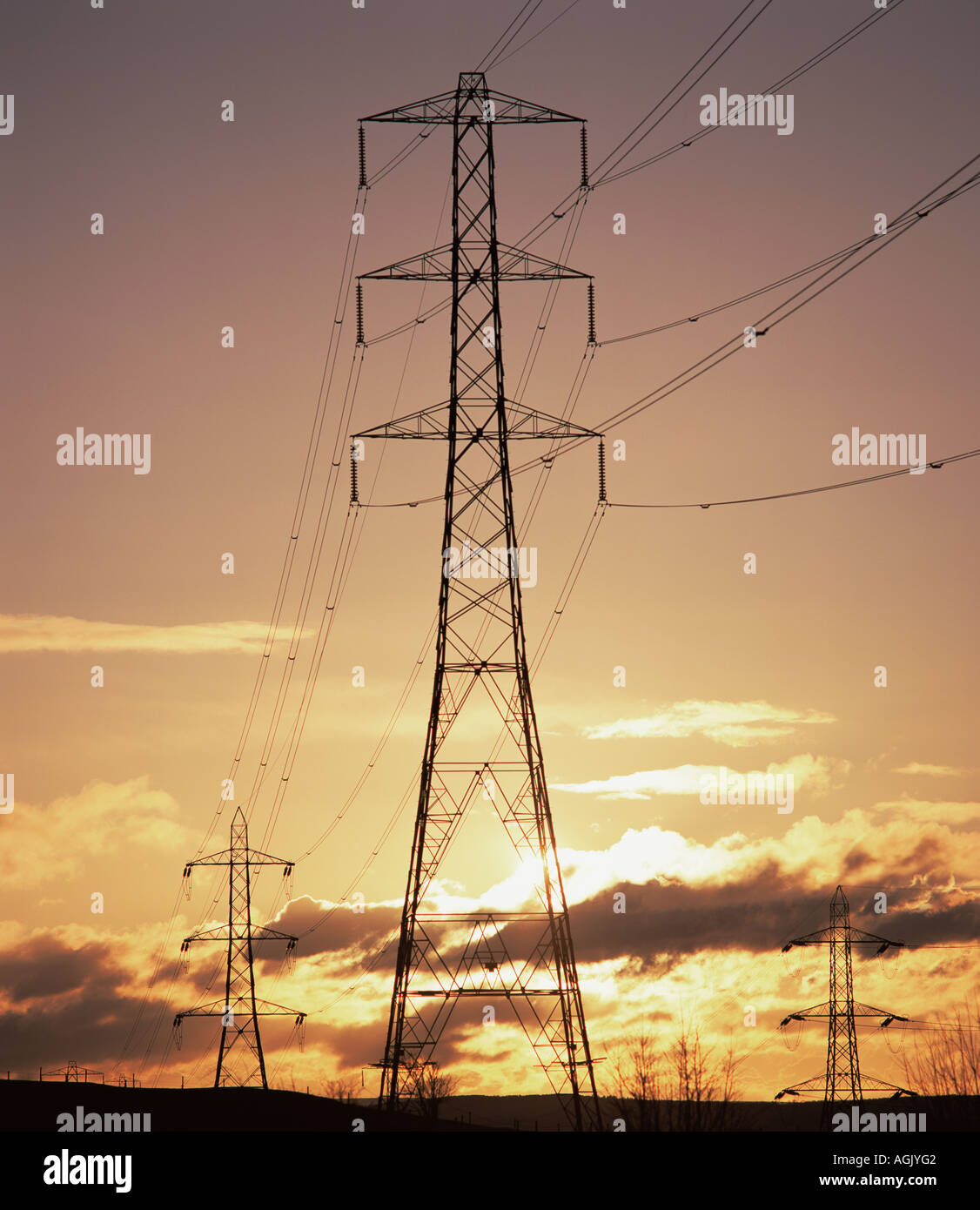 Pylon edinburgh scotland Stock Photo - Alamy