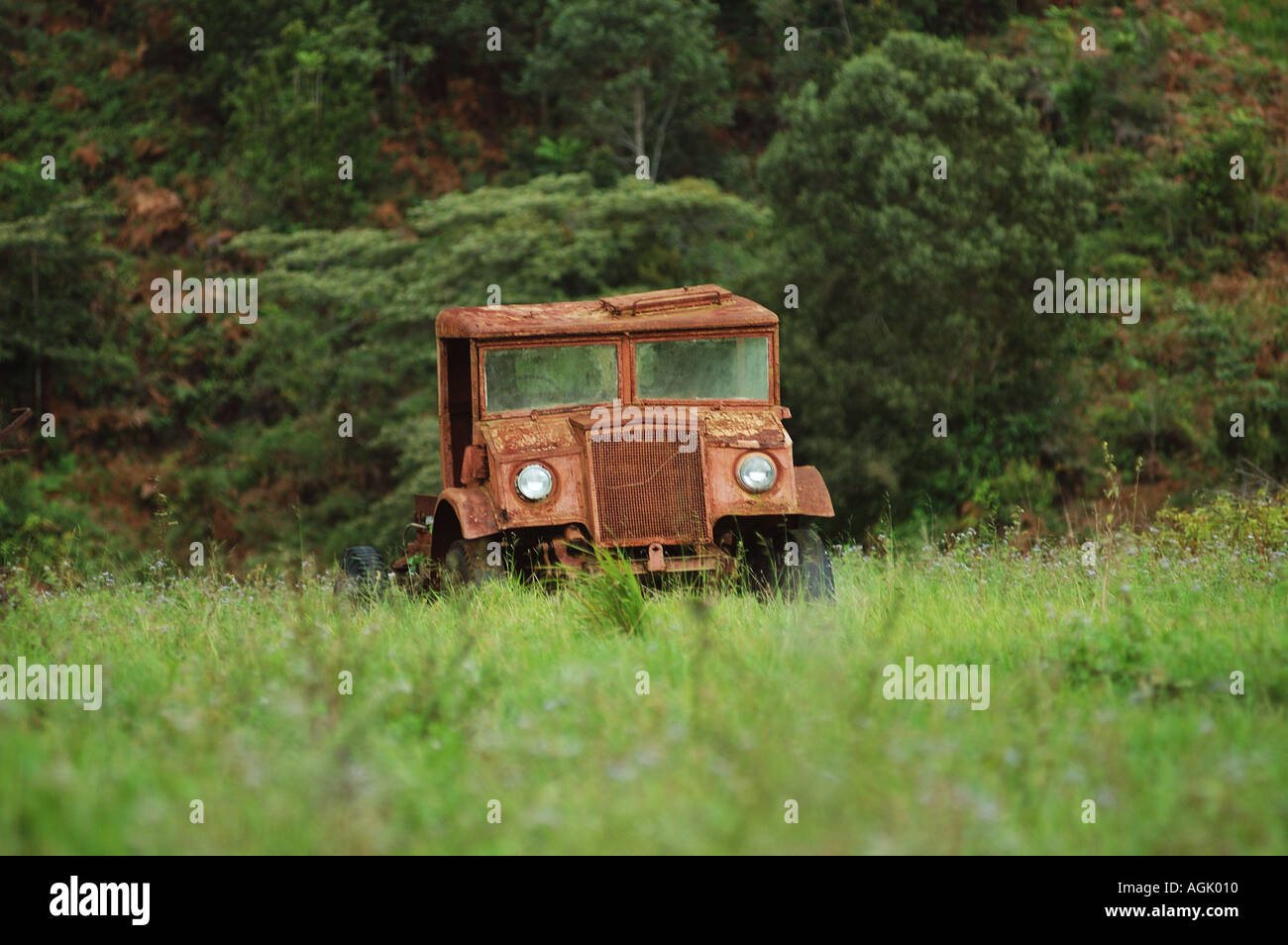 Abandoned international Blitz truck in field Cairns Queensland ...