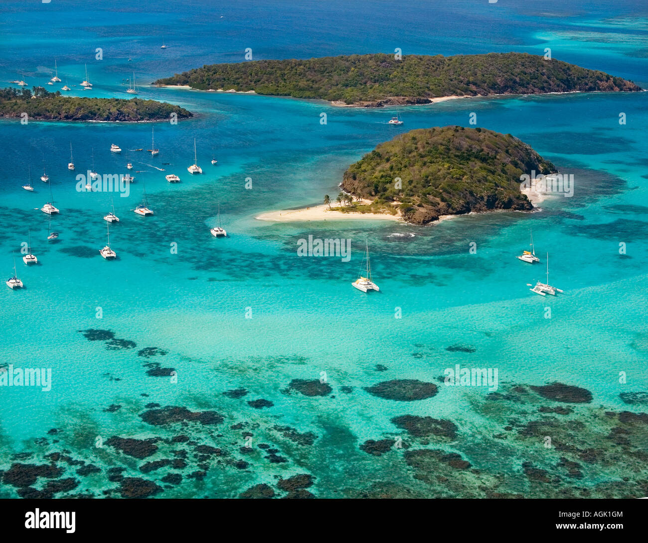 The Fabulous Tobago Cays in the Grenadines Caribbean Stock Photo - Alamy