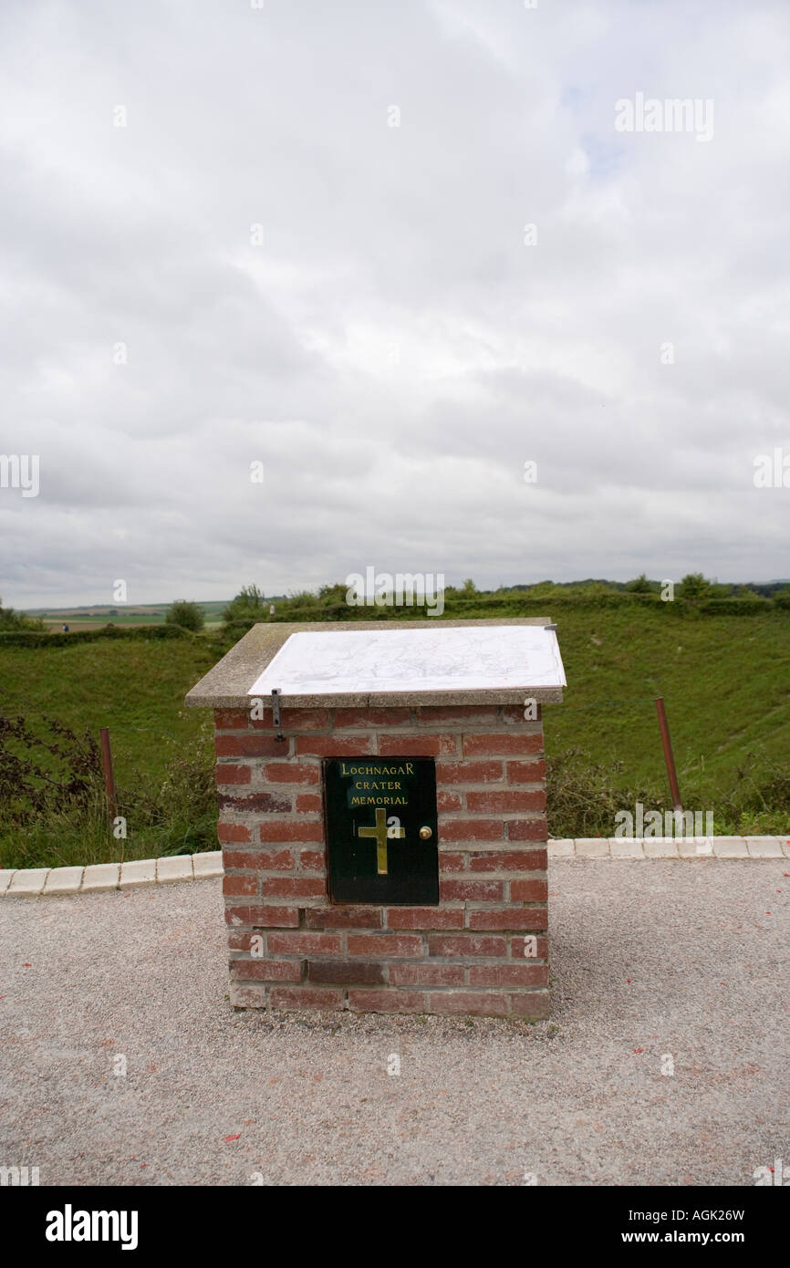 Lochnagar mine crater hi-res stock photography and images - Alamy