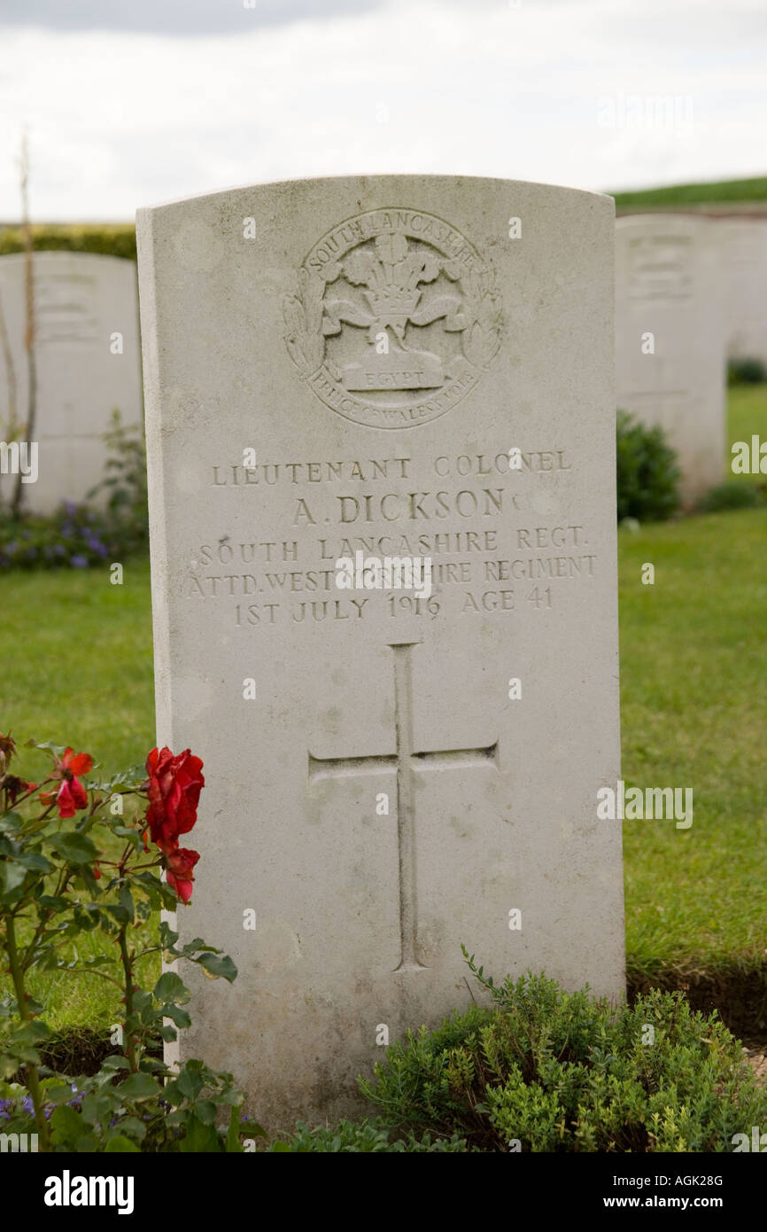 Fricourt Commonwealth War Graves Commission British Cemeteryof the ...
