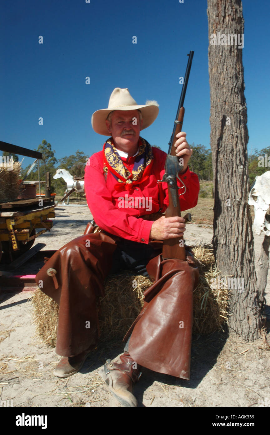 Leather chaps and 50 cal henry rifle western shooting competition dsc ...