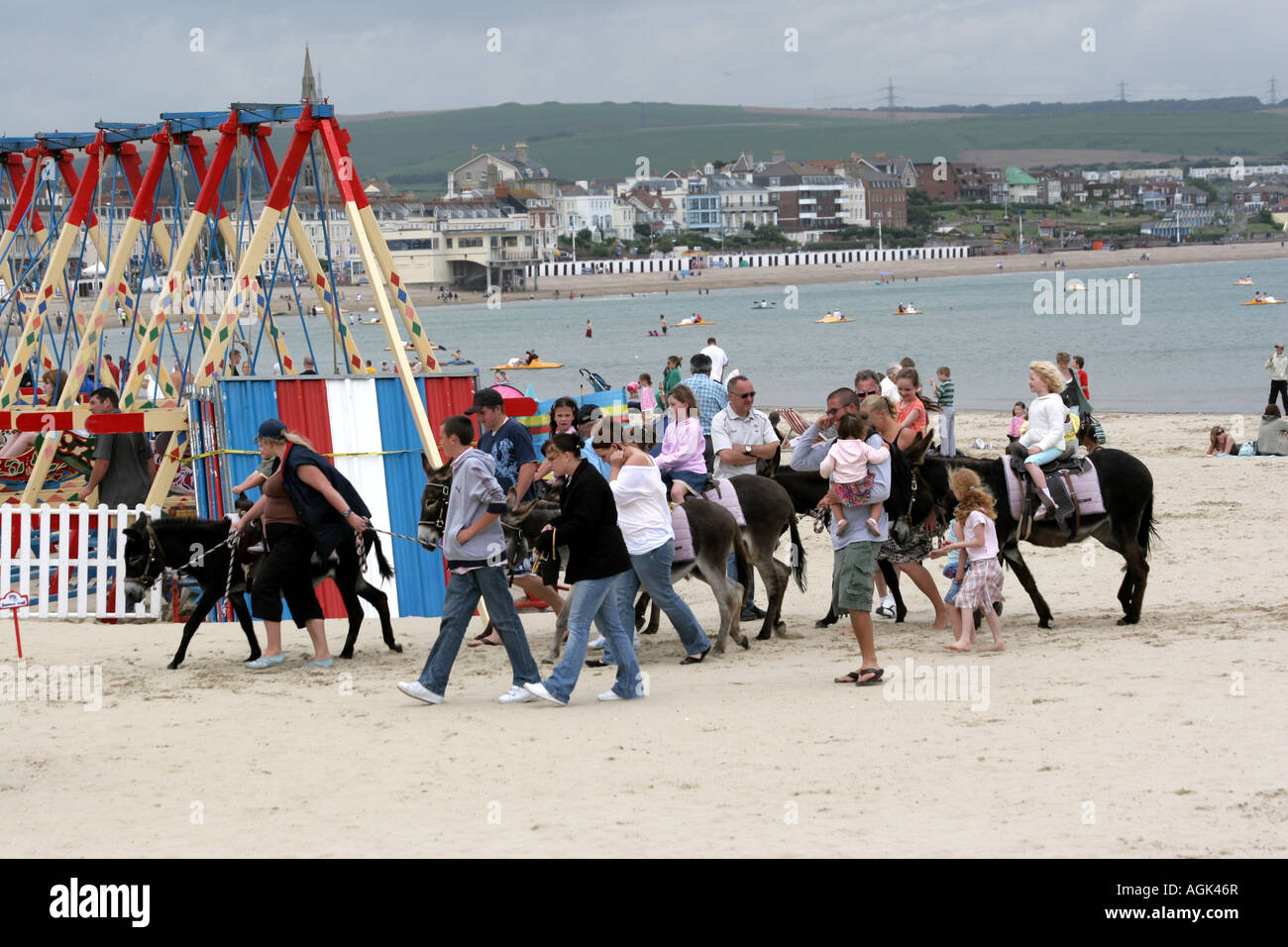 Weymouth donkey rides hi-res stock photography and images - Alamy