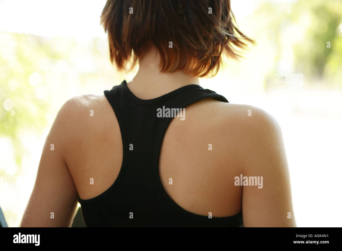young girls back in the sunshine Stock Photo - Alamy