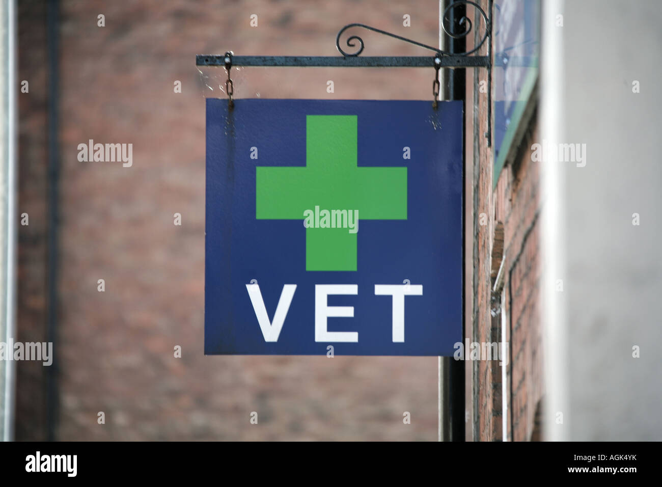 Vet Sign 002 Stock Photo - Alamy