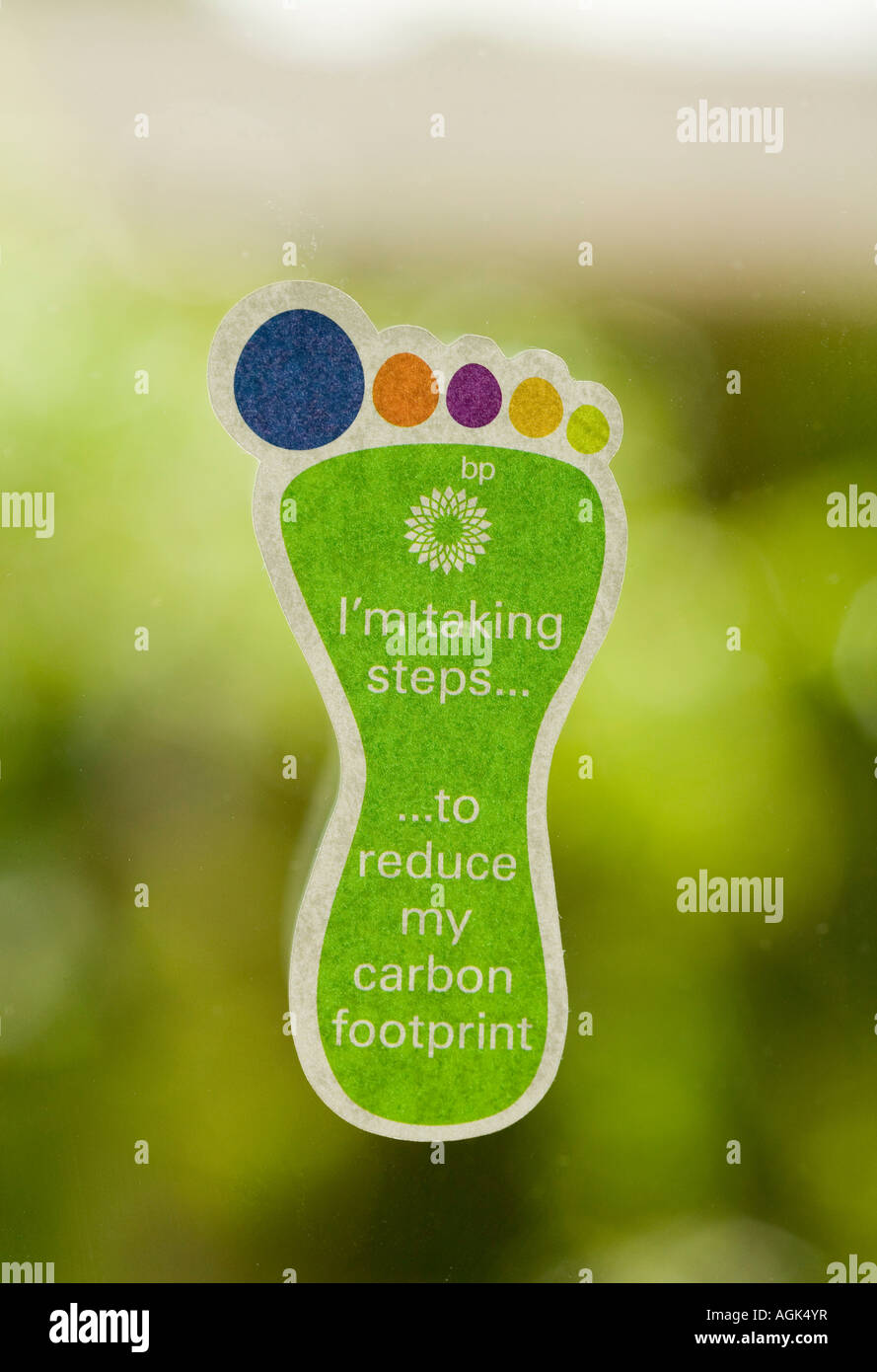 Carbon footprint sticker hi-res stock photography and images - Alamy