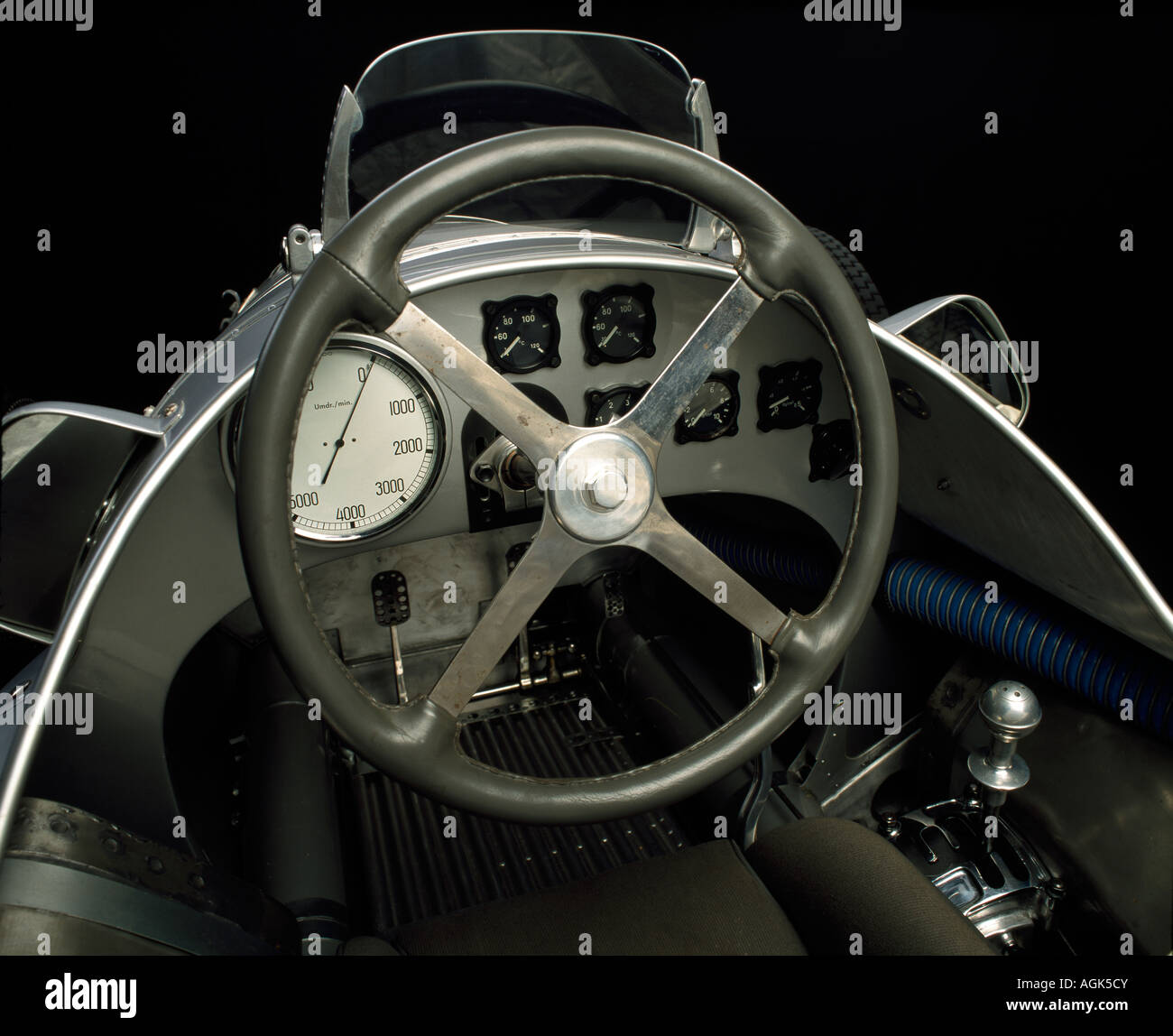 Auto Union D type - Cockpit view Stock Photo - Alamy