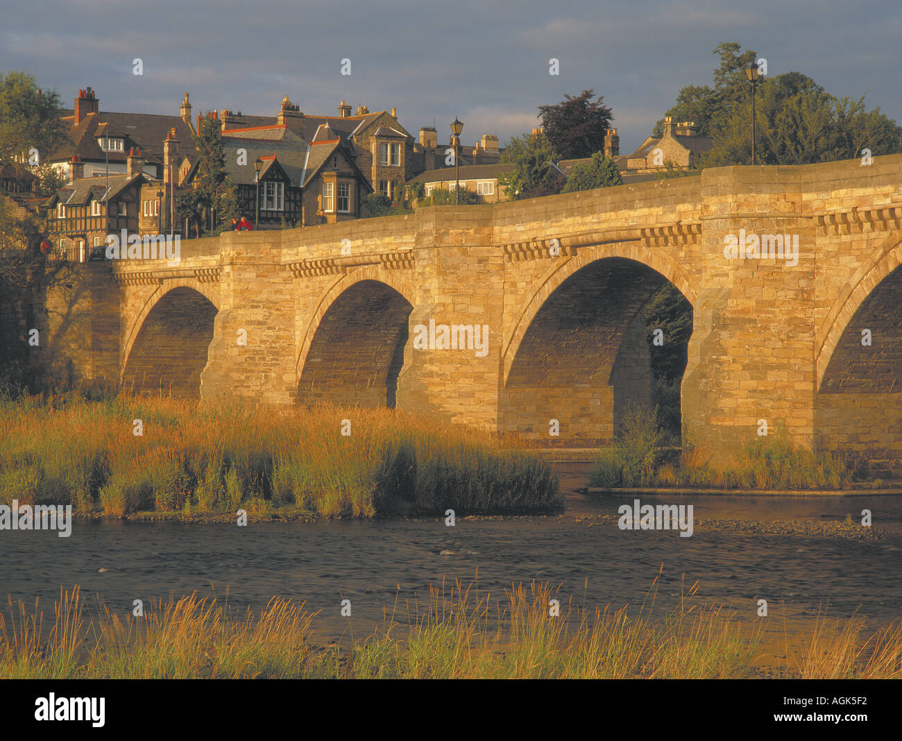 Corbridge Bridge over the River Tyne, Corbridge, Northumberland Stock ...