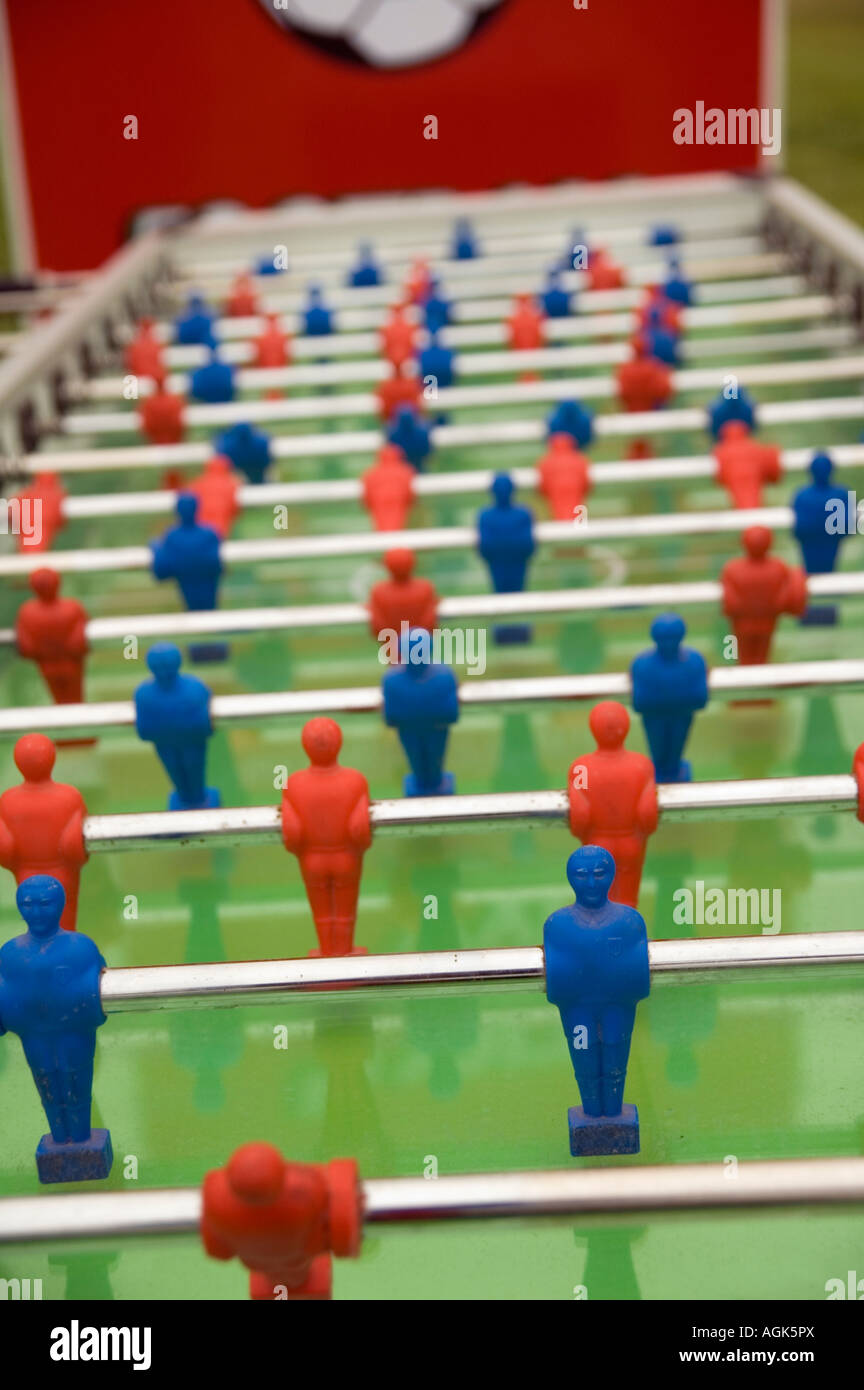 large Table football game Stock Photo - Alamy