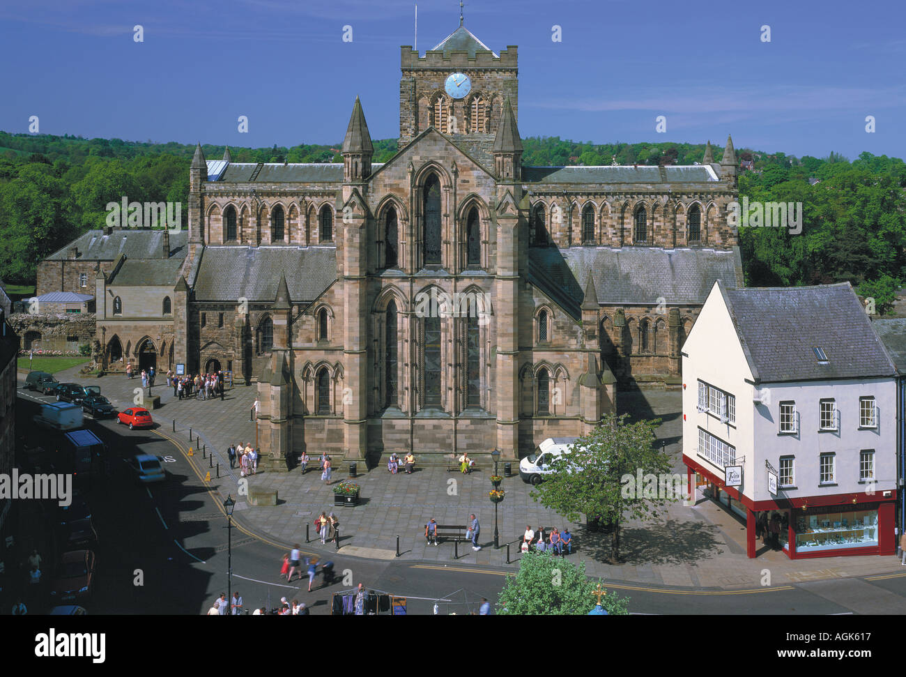 Hexham northumberland hexham abbey hi-res stock photography and images ...