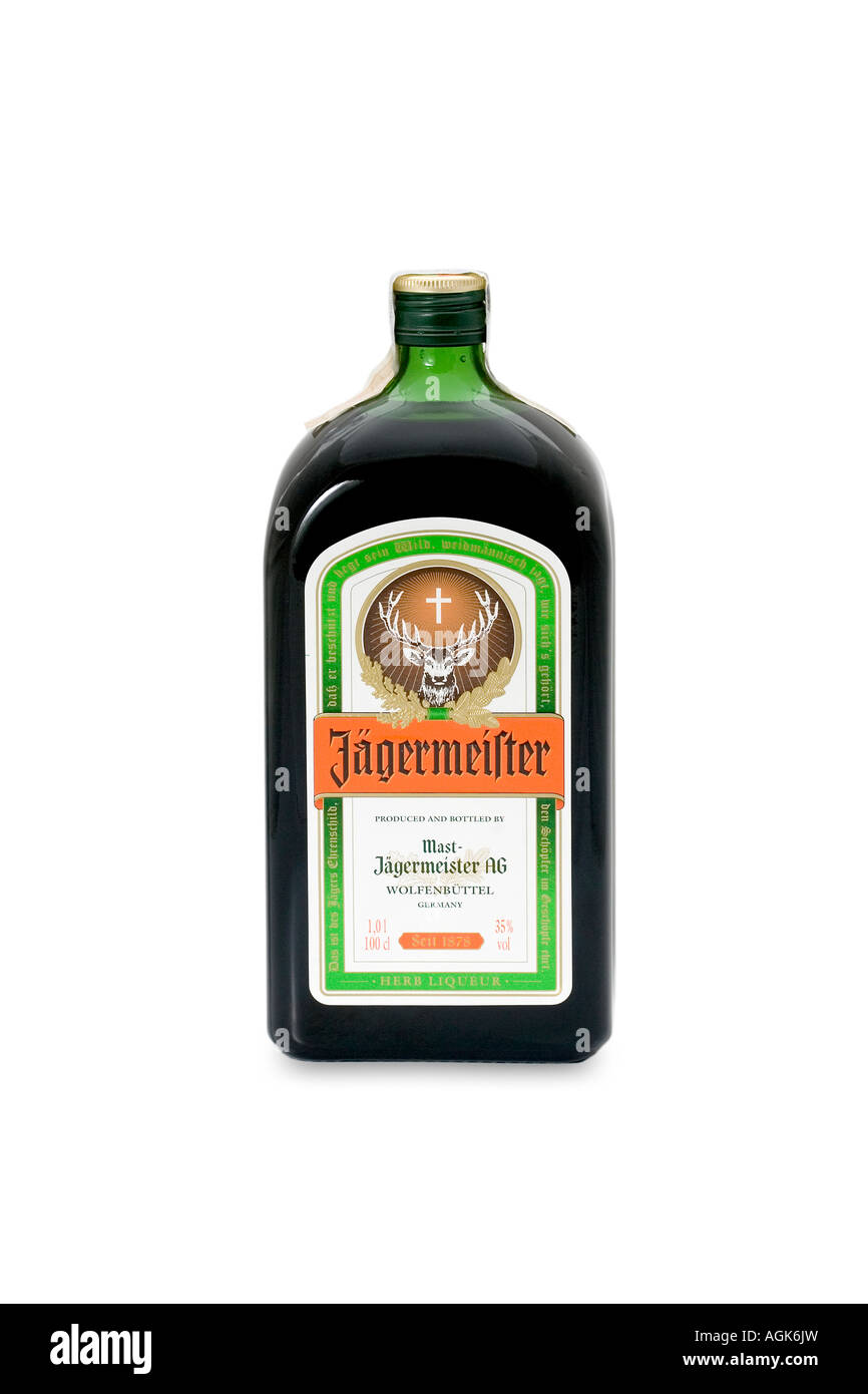 Jagermeister bottle hi-res stock photography and images - Alamy