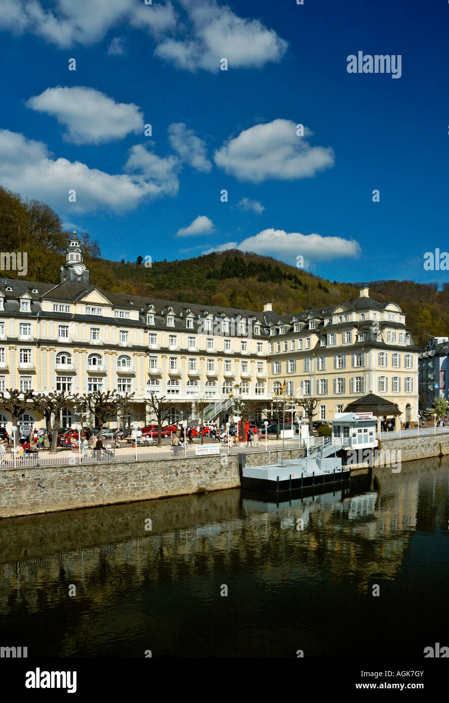 The "Cure House" and Promenade in Bad Ems, Germany Stock Photo - Alamy