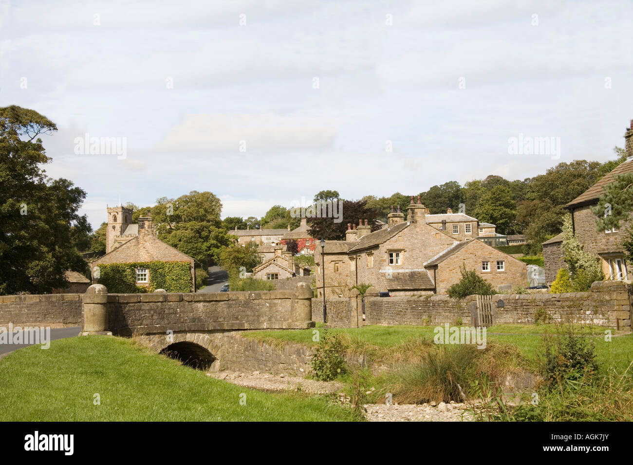 DOWNHAM LANCASHIRE UK September One of the most attractive villages in ...