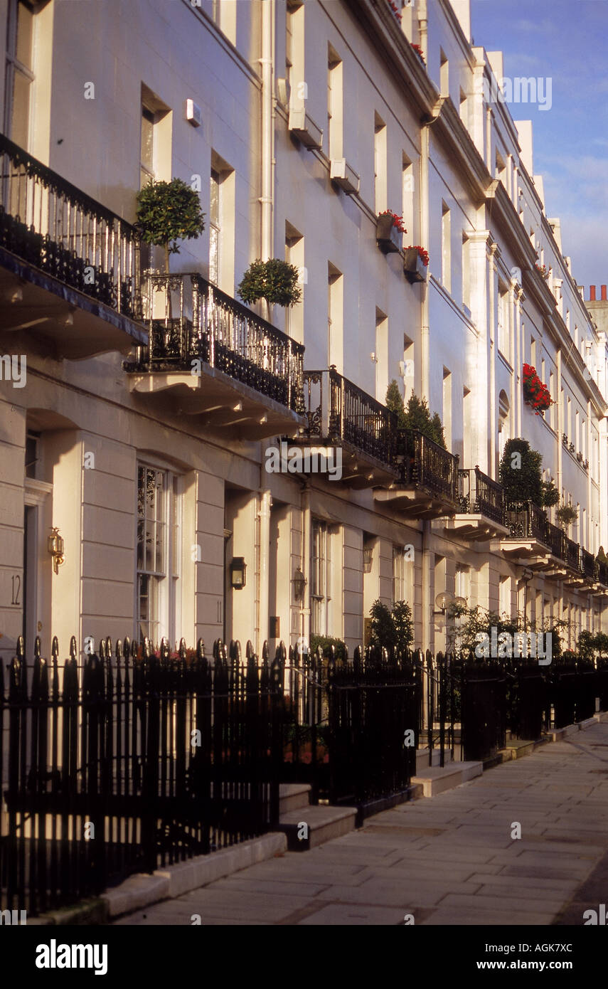 Architecture in Eaton Square Belgravia London Uk Stock Photo - Alamy