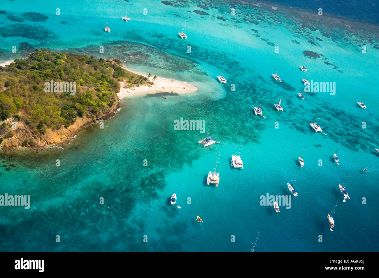 The Tobago Cays in the Grenadines Caribbean Stock Photo - Alamy