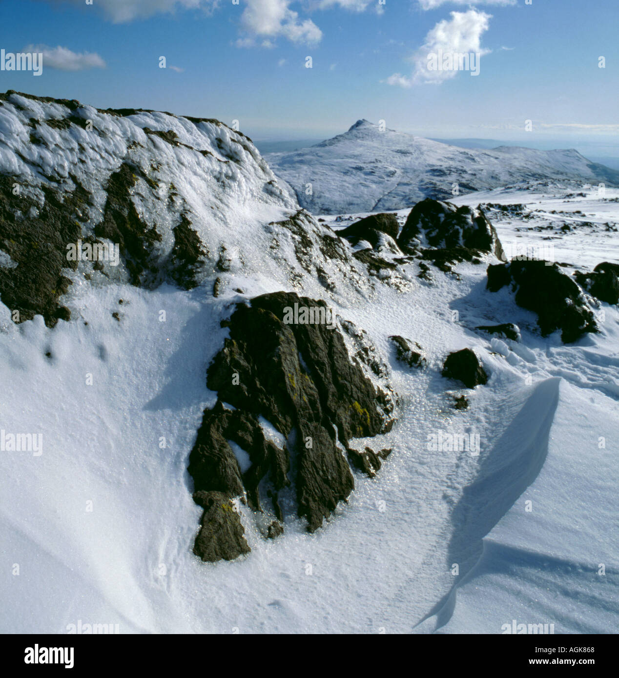 Dow crag in winter hi-res stock photography and images - Alamy