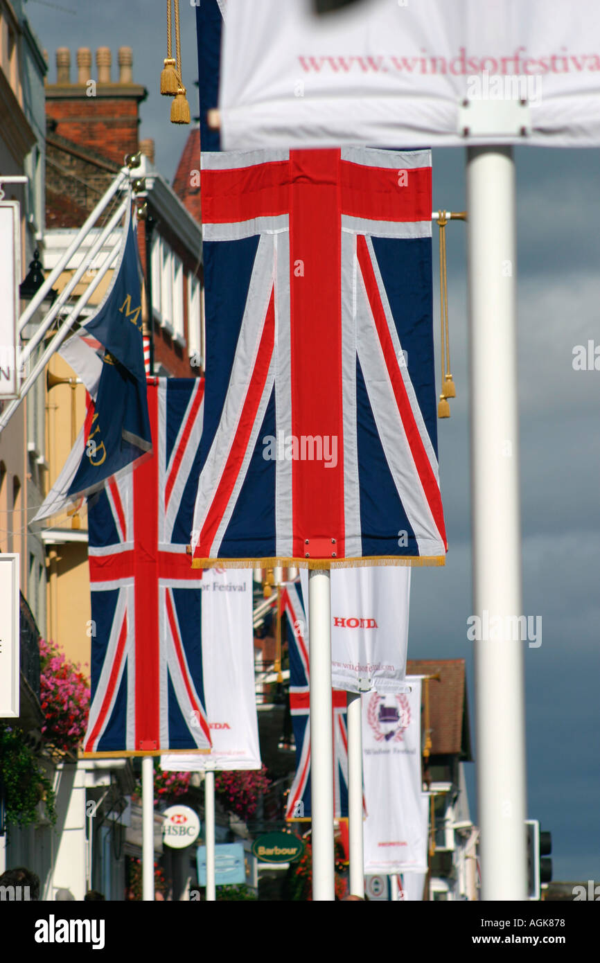 Windsor flags hi-res stock photography and images - Alamy