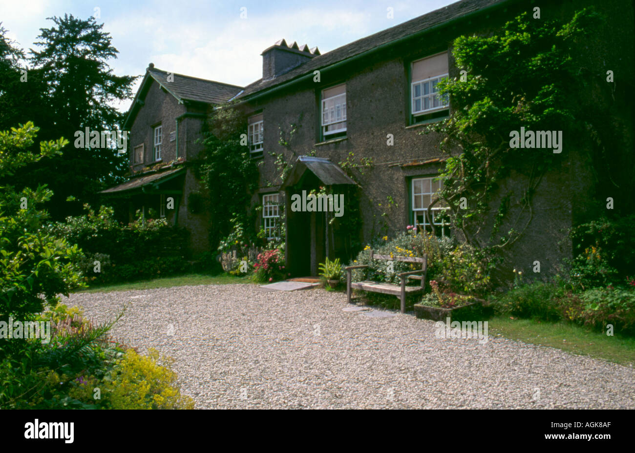 Beatrix Potter's house, Near Sawrey, near Hawkshead, Lake District ...