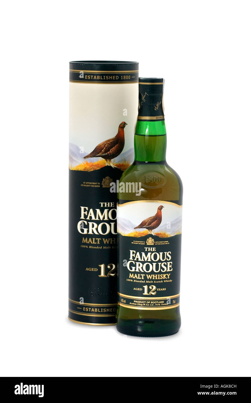Logo of the famous grouse whisky hi-res stock photography and images ...