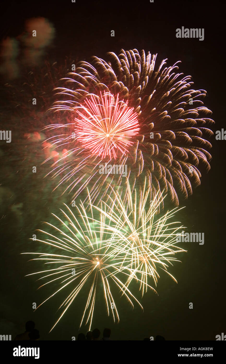 Fireworks at 2nd Pyrolympics Pasay City Philippines Stock Photo - Alamy