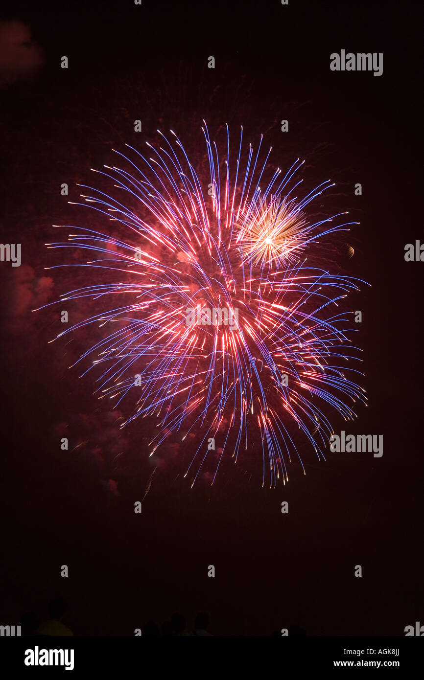 Fireworks at 2nd Pyrolympics Pasay City Philippines Stock Photo - Alamy