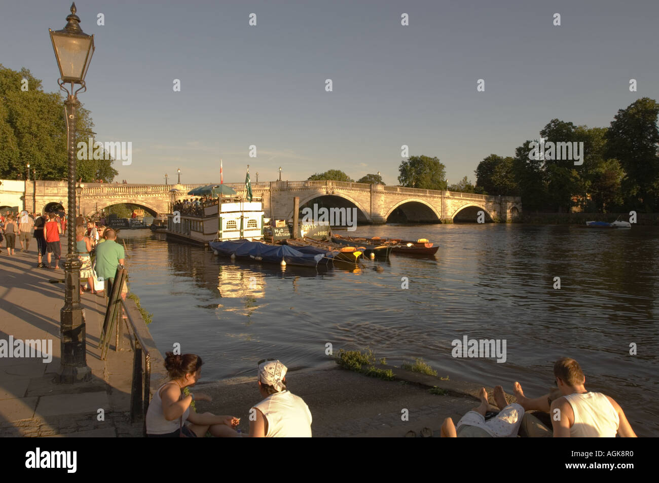 England, London. The River Thames at Richmond Stock Photo - Alamy