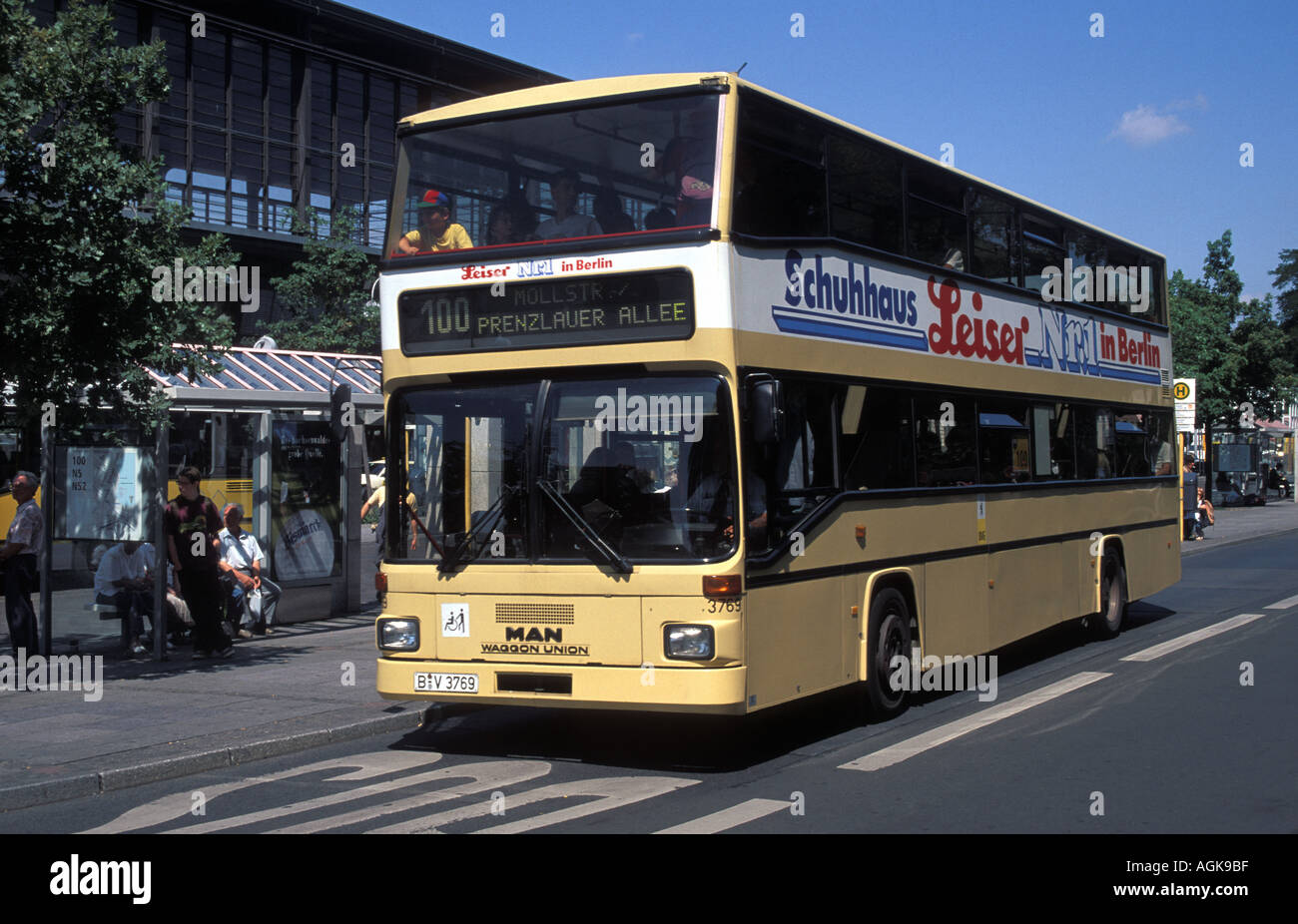 a city bus in Berlin Stock Photo - Alamy