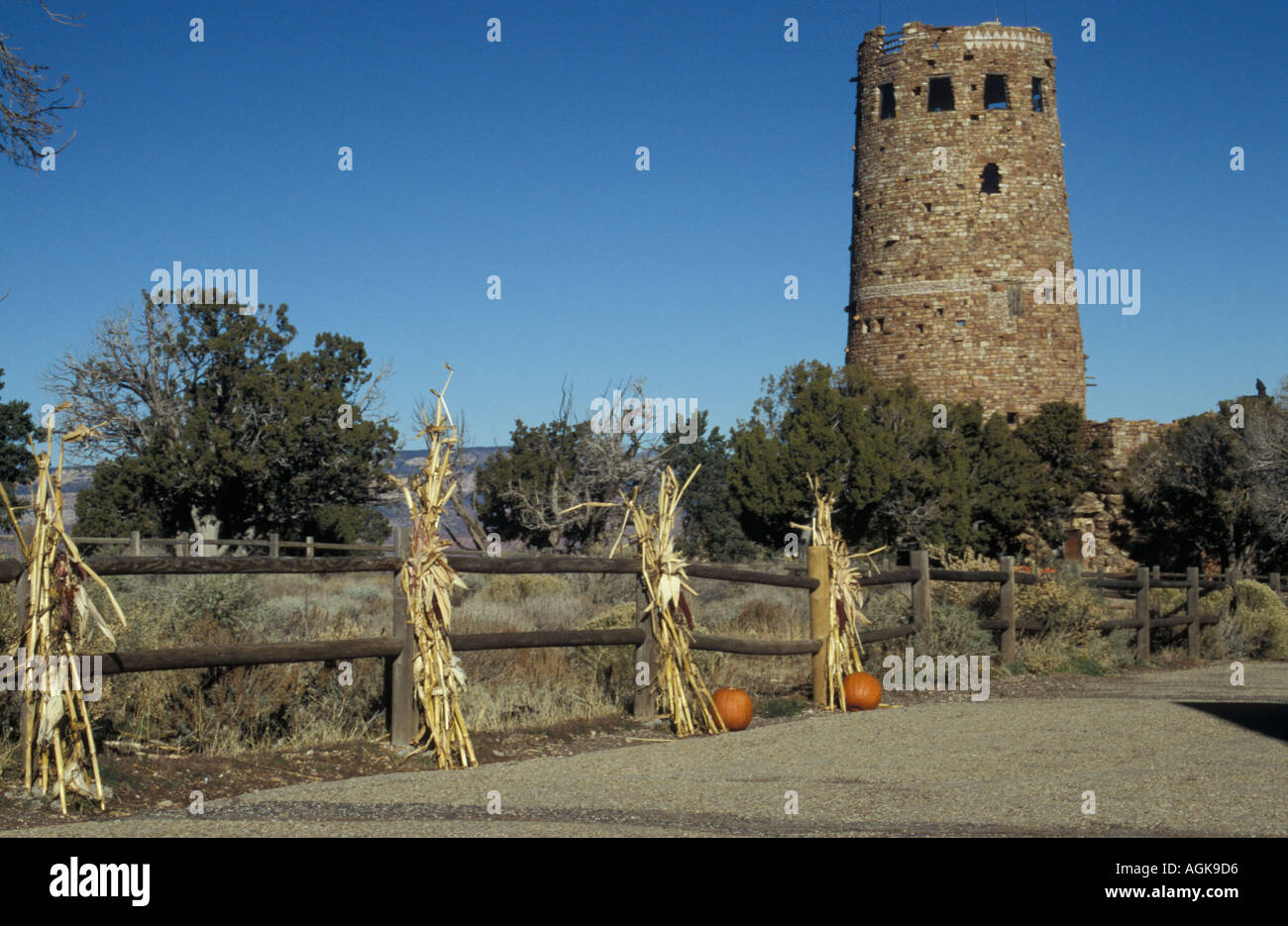 Thanksgiving offerings at Desert View Grand Canyon Arizona USA Stock ...