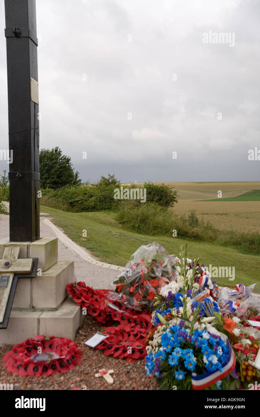 Lochnagar Crater the site of a mine exploded by the British on 1st July ...