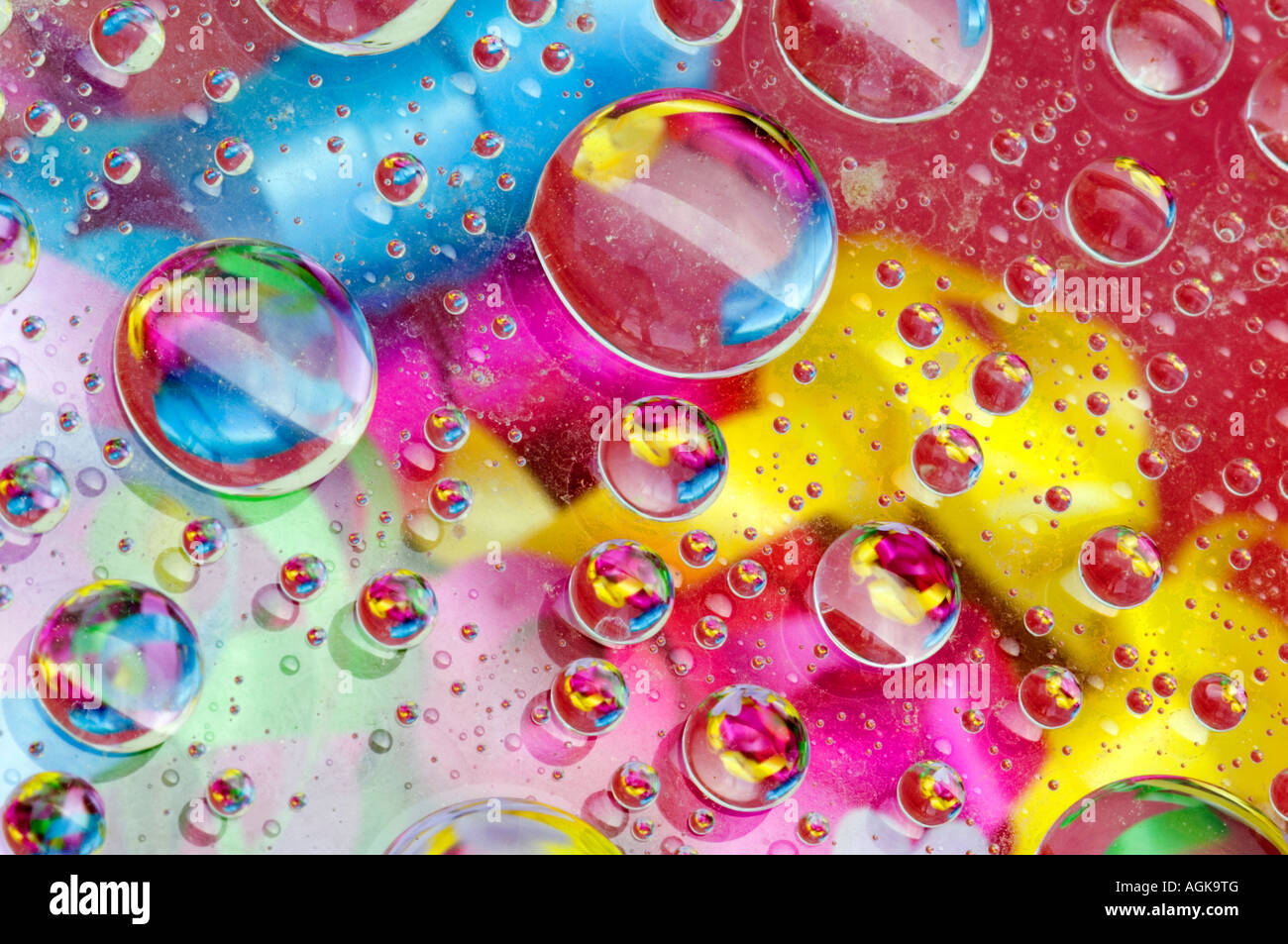 Abstract of bubbles of color Stock Photo - Alamy