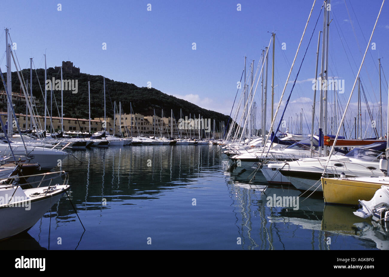 Touristic Port of PUNTA ALA Toscany - ITALY Stock Photo - Alamy
