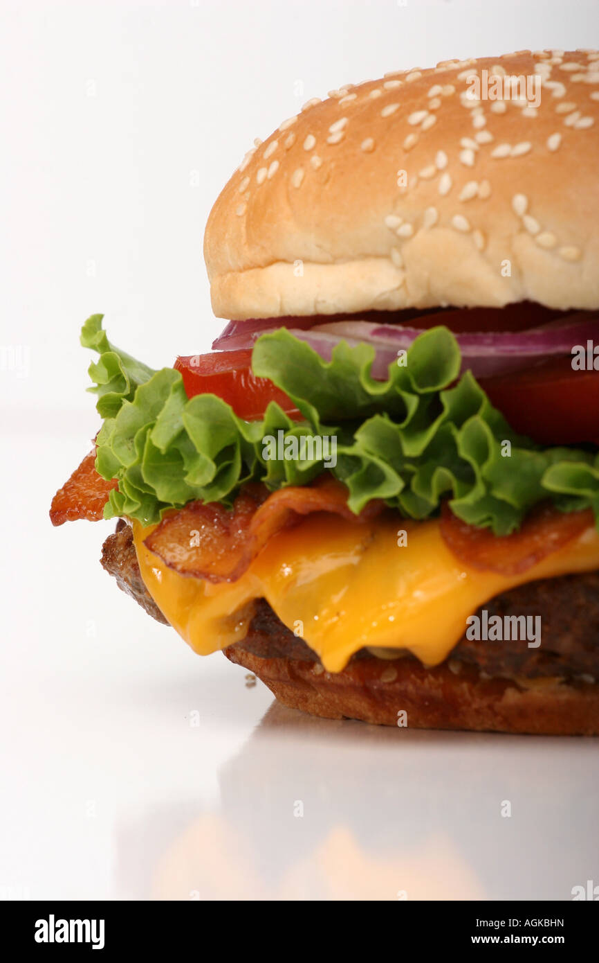 American hamburger cutout hi-res stock photography and images - Alamy