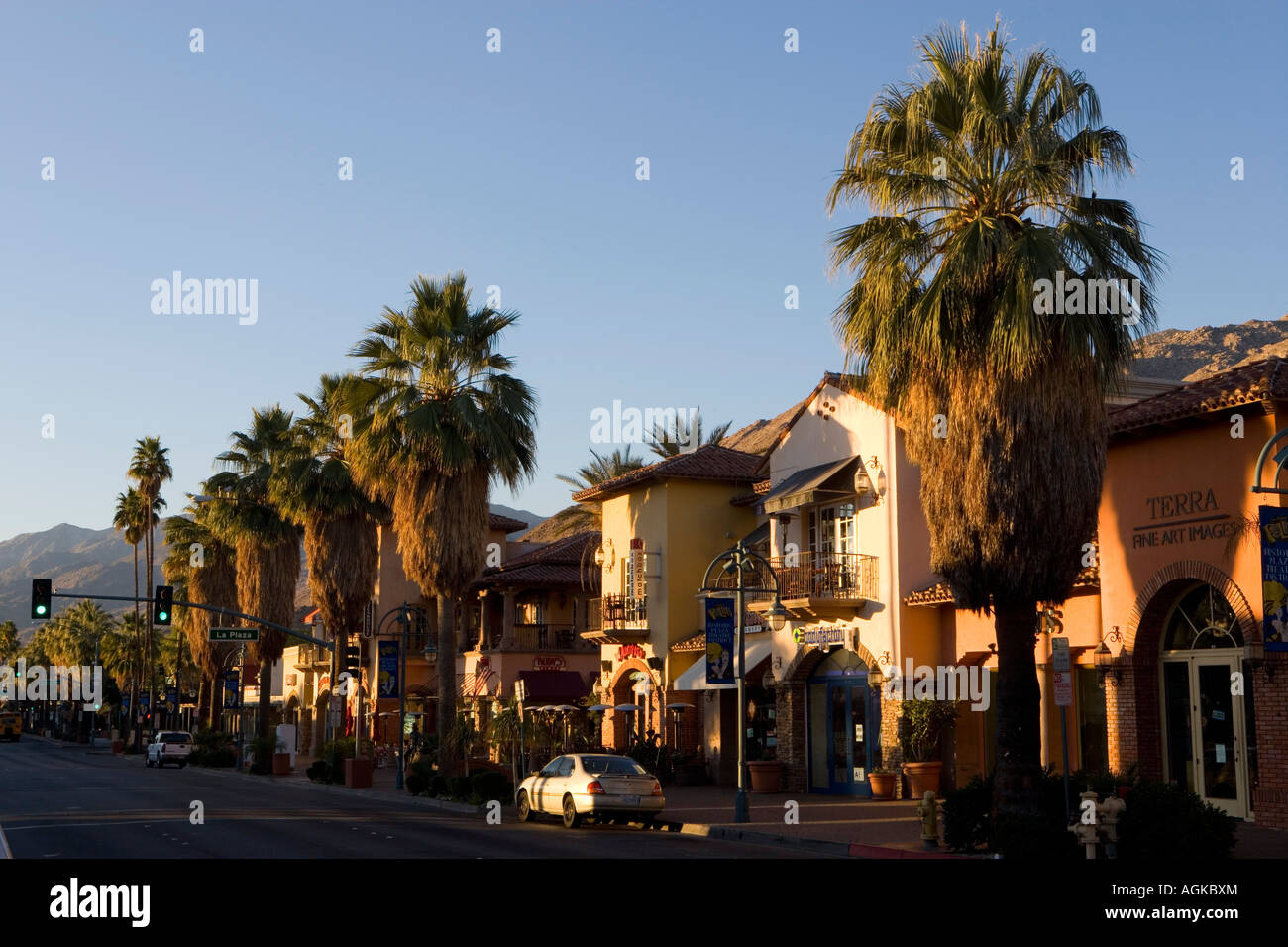 North Palm Canyon Drive in Palm Springs California Stock Photo - Alamy