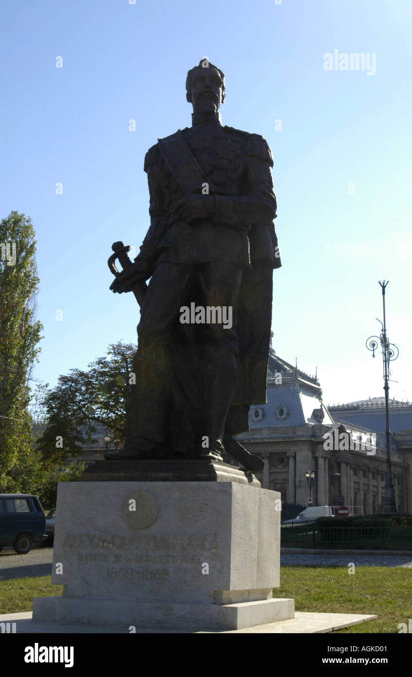 Bucuresti statue of alexandru i cuza hi-res stock photography and ...