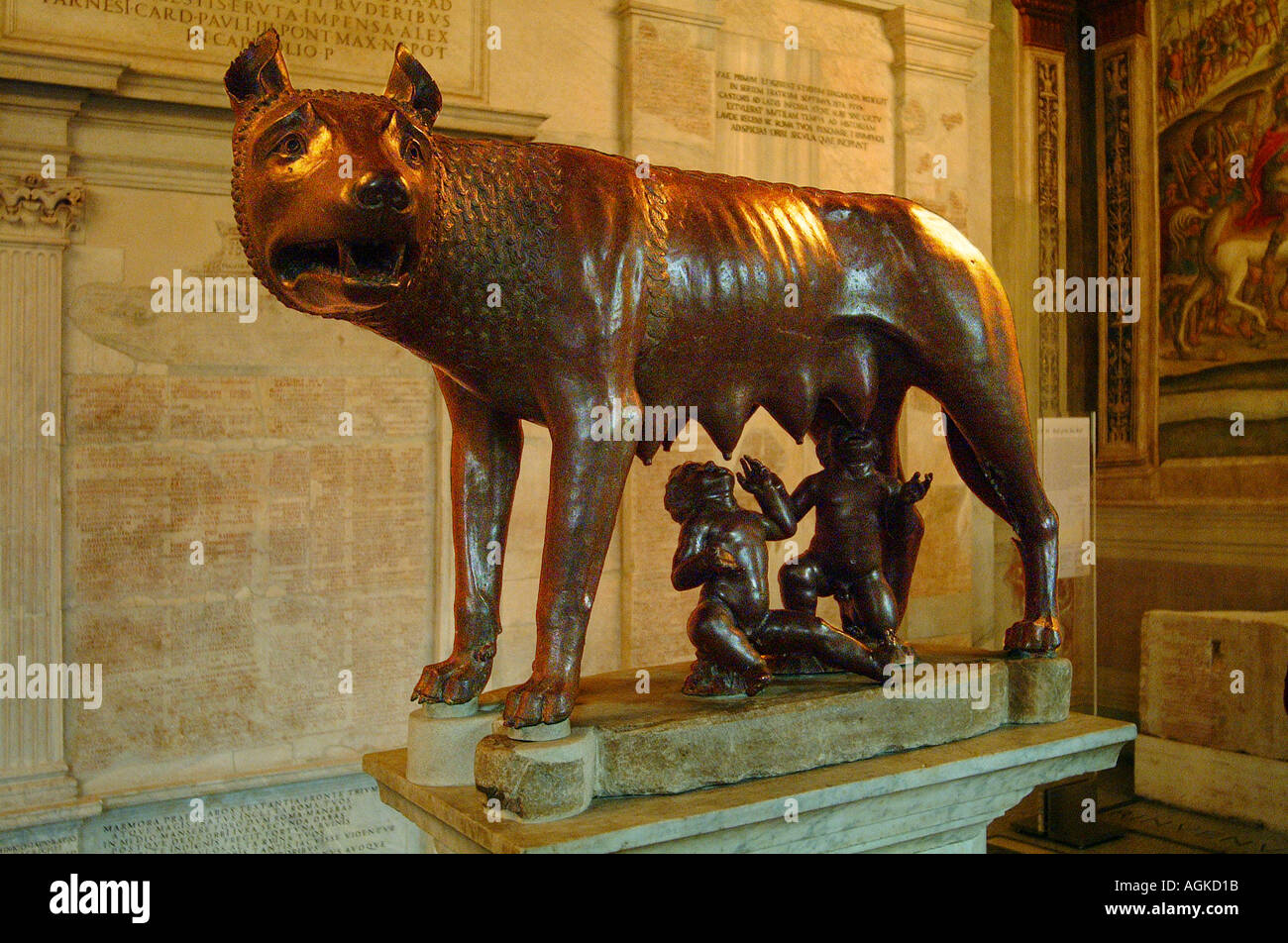 Romulus Remus sculpture Museo Nuovo Palazzo dei Conervatori Capitoline ...